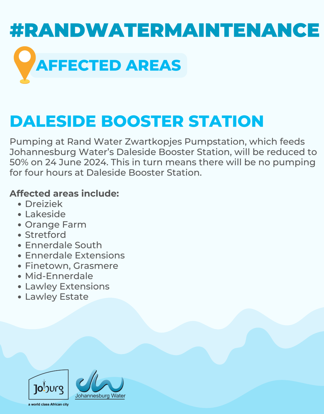 Customers fed by Daleside | Johannesburg Water